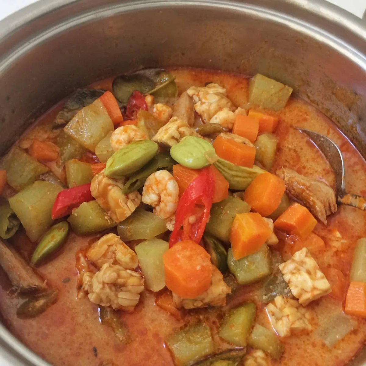 Resep Sayur Lodeh Gurih dan Praktis, Paduan Nikmat Labu Siam, Tempe ...